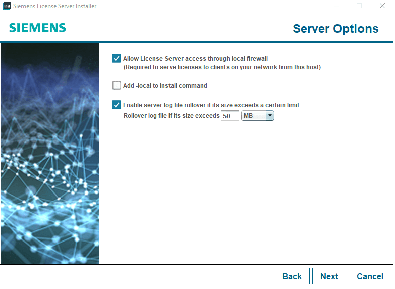 Installing Siemens License Server - Cam Logic, Inc.